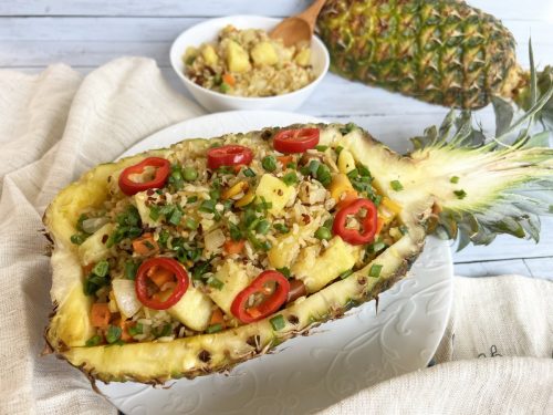 Pineapple Rice Recipe - Healthy Alyona